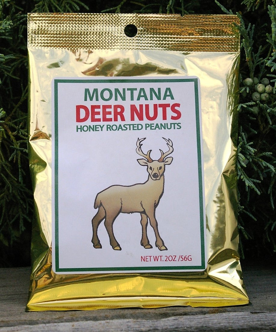 Montana Deer Nuts Honey Roasted Peanuts bus — ChaletMarket