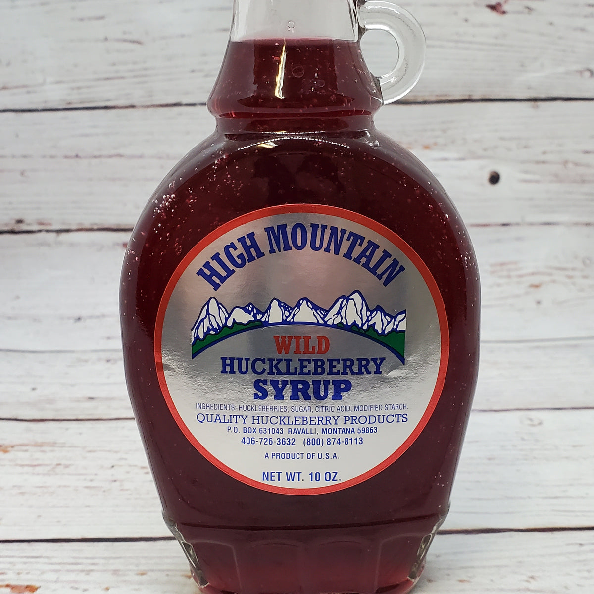 High Mountain Wild Huckleberry Syrup — ChaletMarket