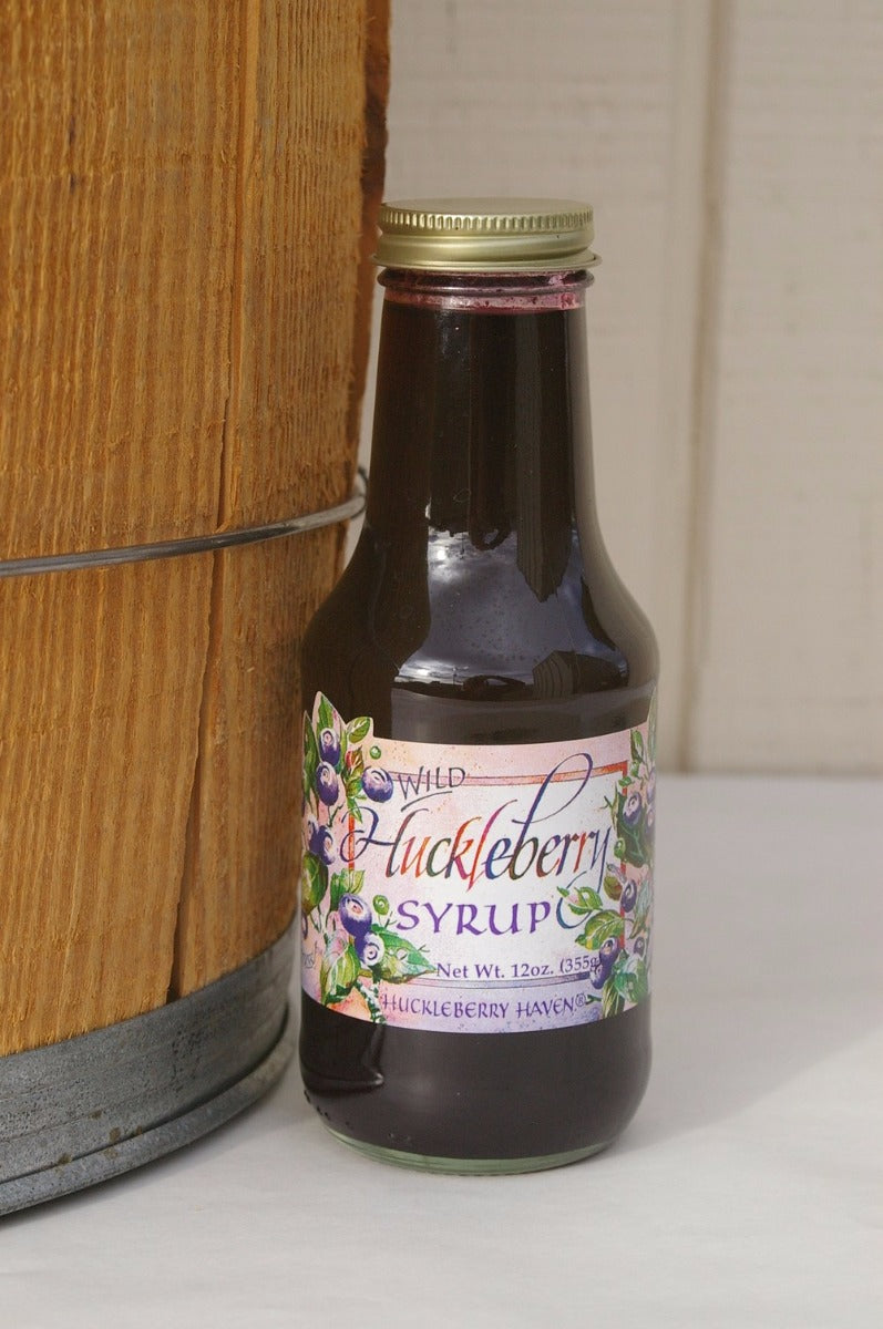 Wild Huckleberry Syrup 12 oz.Pancake Syrup Berry Huckelberry — ChaletMarket